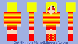 Nether Girl Minecraft Skin