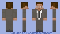 Steve in a suit Minecraft Skin