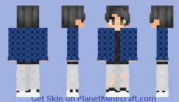 Blue Shirt Minecraft Skin
