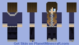 Blue Jacket Minecraft Skin