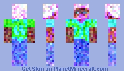 Weird Pixelated Steve Minecraft Skin