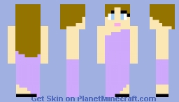 Girl wearing a dress Minecraft Skin