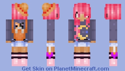 Kawaii Pink Minecraft Skin