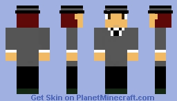 Mob boss Skin looks better with the hat layer on or 3d layer Minecraft Skin