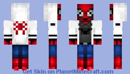Spiderman With Hood Minecraft Skin