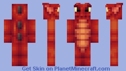 Fire Dragon Minecraft Skin