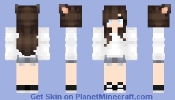 cat ears Minecraft Skin