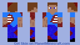 Bloody Steve Minecraft Skin