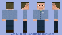 Counter strike source hostage winston Minecraft Skin