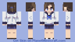 Animu grill Minecraft Skin
