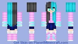 Pink Party Minecraft Skin