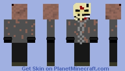 Jason part 7 (look very bloody in the game) Minecraft Skin