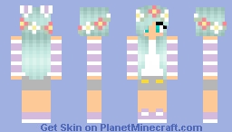 Summer Girl w/ bunny ears Minecraft Skin
