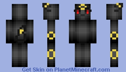 Umbreon Minecraft Skin