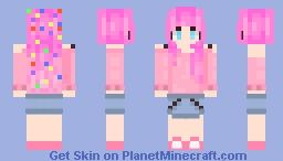 Candy Girl Minecraft Skin