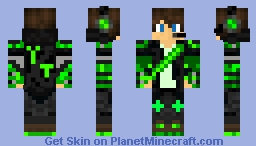 Green YouTuber Boy Minecraft Skin