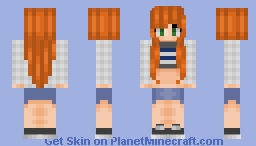 Ginger Farm Girl Minecraft Skin