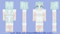 Patchwork Staccato Miku Minecraft Skin