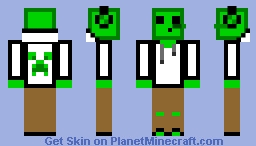 Neon Slime Gamer Minecraft Skin