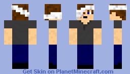 Carl Grimes Season7 Minecraft Skin