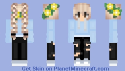 Daisy Flower Girl Minecraft Skin