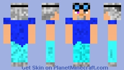 steve's grandpa with goggles Minecraft Skin