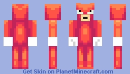 Knuckles The Echidna Minecraft Skin