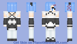 Rem - Re:Zero kara Hajimeru Isekai Seikatsu Minecraft Skin