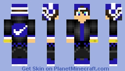 Blue nike Minecraft Skin