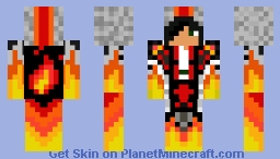 flame Minecraft Skin
