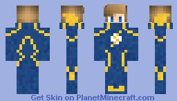 Blue Lightning (Speedster) Minecraft Skin