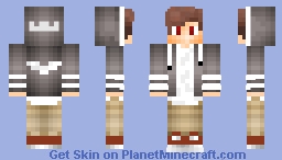 PvP Grey Boy Minecraft Skin