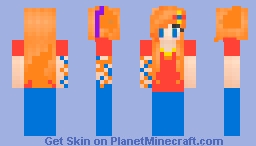 Magical girl Minecraft Skin