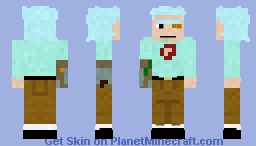 Cyborg rick (ep 5) | Rick and morty Minecraft Skin