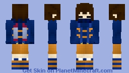 outerTale Frisk Minecraft Skin
