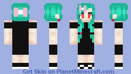 Black Prom Dress Minecraft Skin