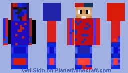 Blue RedMCT Minecraft Skin