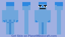 im blue dab-a-de daba-die Minecraft Skin