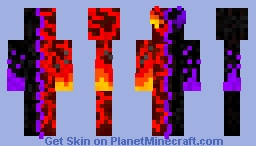 Lava/Void Monster Minecraft Skin