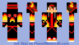 Flame Boy Minecraft Skin