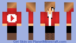youtuber jacket (girl) Minecraft Skin