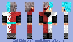 Demon Super Saiyan God Minecraft Skin