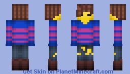 Frisk - Undertale's 2nd Anniversary Minecraft Skin