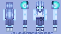 Mentha the Ice Nymph Minecraft Skin