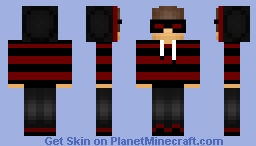 RED banit Minecraft Skin