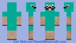 Cyan Sheep Minecraft Skin