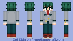 Midoriya Izuku - Boku no Hero Academia Minecraft Skin