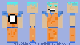 Saper Saiyan God ssg2 Minecraft Skin