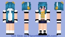 Manga Cute Chibi Girl Minecraft Skin