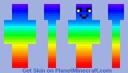Rainbow Man Minecraft Skin